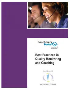 Free Best Practices in Quality Monitoring and Coaching White Paper